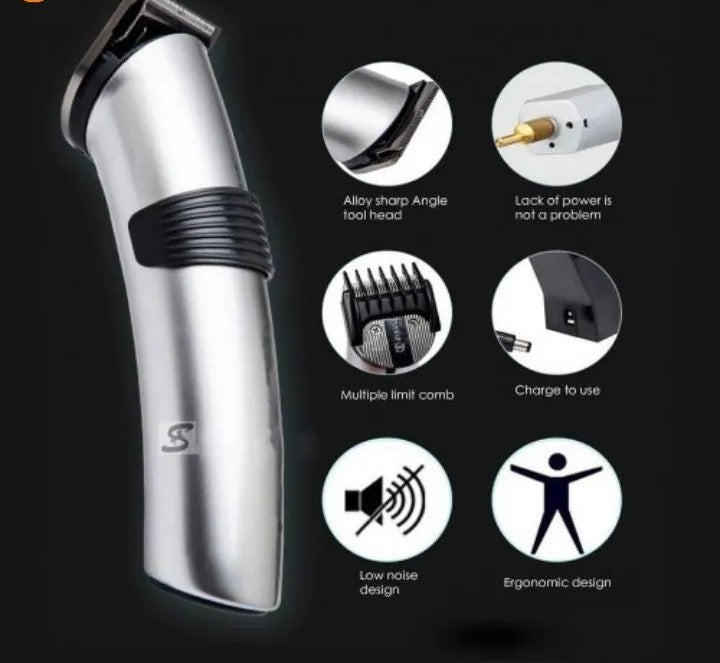 Dengleng RF-609 Rechargeable Hair And Beard Shaving Machine Set With B ...